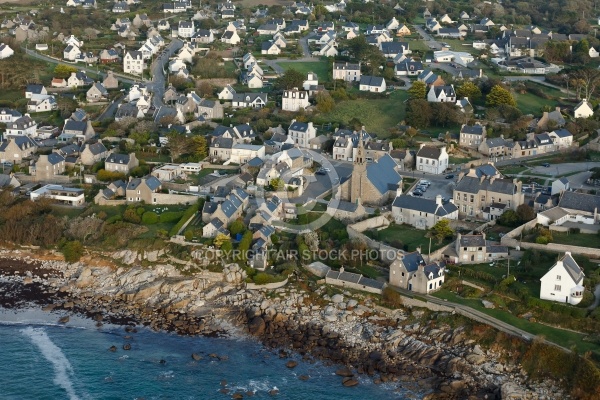 Porspoder, Finistère vue du ciel